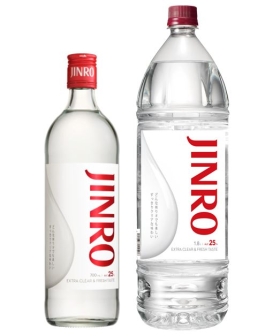 「JINRO」43年目のフルリニューアル、デザイン一新で透明容器を採用、きっかけは「どういうお酒かわからない」という声 | 食品産業新聞社ニュースWEB