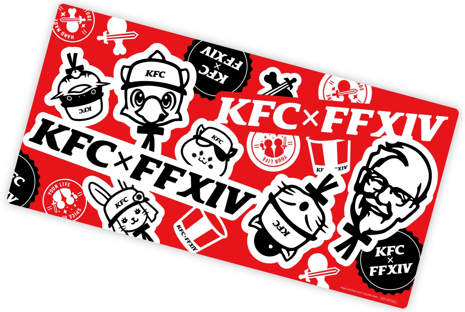 KFC×FF14コラボ第2弾「ファイナルファンタジー14コラボセット」発売、ステッカーやエモートの配布、世界に1個「光の戦士カーネル･サンダース」特製フィギュアなど当たるキャンペーンも ...