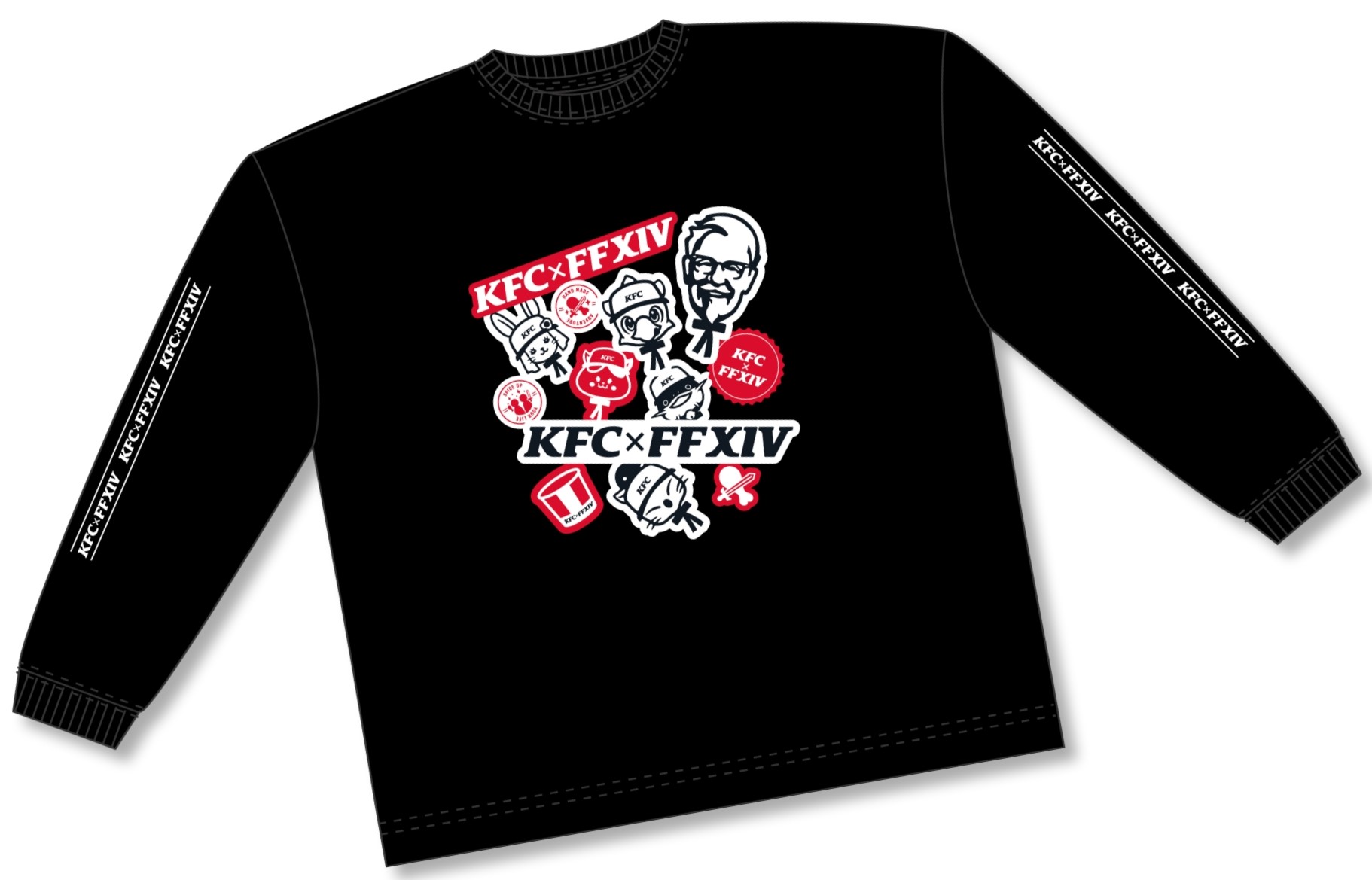 KFC×FF14コラボ第2弾「ファイナルファンタジー14コラボセット」発売、ステッカーやエモートの配布、世界に1個「光の戦士カーネル ...