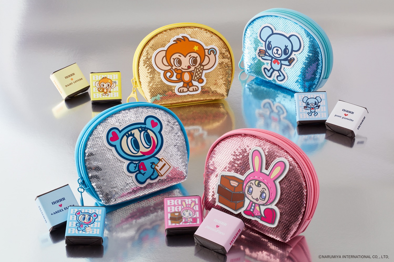 ウエハースのBABBIが「エンジェルブルー」「メゾピアノ」などとコラボ、限定ポーチとチョコレートウエハースをセットに | 食品産業新聞社ニュースWEB